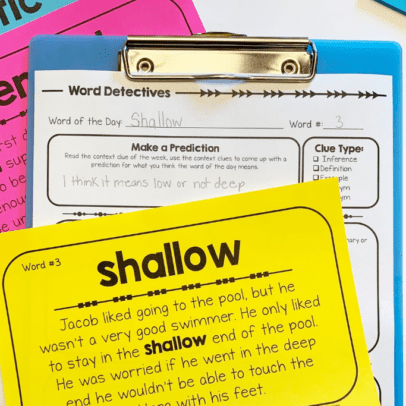 Essential Vocabulary Tools: 5 Types of Context Clues Your Students Need ...