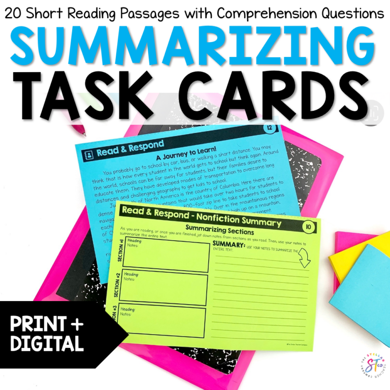 Summarize Nonfiction: 3 Reading Strategies For Upper Elementary