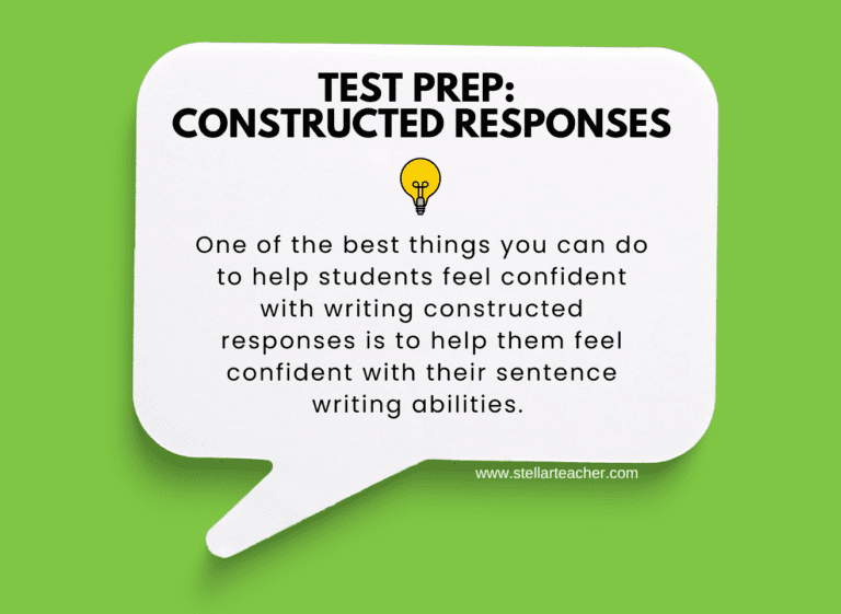 Writing Constructed Responses: 6 Tips to Help Students Feel Confident ...