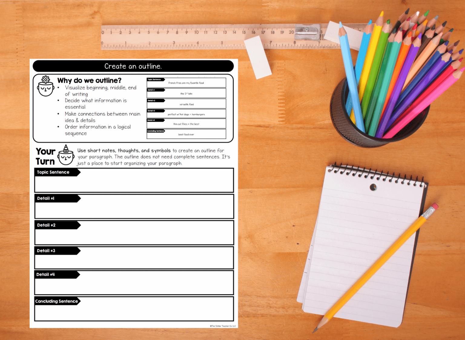 From Ideas to Essays: The Power of Outlining in Upper Elementary Writing