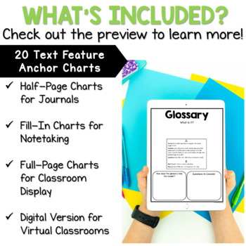 Nonfiction Text Features Posters and Anchor Charts - Stellar Teaching Co.