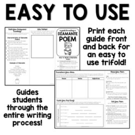 Poetry Writing Templates - Stellar Teaching Co.