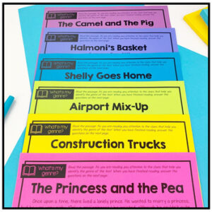 Reading Comprehension Passages and Questions For Genre - Stellar ...