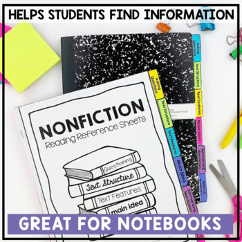 Nonfiction Reading Comprehension Skills Charts - Stellar Teaching Co.