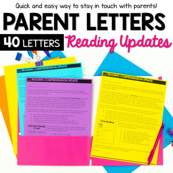 Reading Comprehension Parent Letters - Stellar Teaching Co.