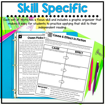 Cause and Effect Differentiated Reading Passages and Worksheets ...