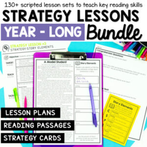 Small Group Comprehension Lessons and Reading Passages - Year-long ...