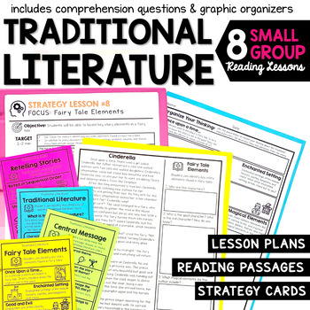 Traditional Literature Small Group Lessons, Passages & Mini Posters ...